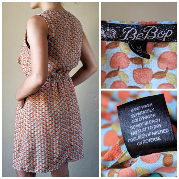BeBop | Dresses | Bebop Apple Print Sheath Dress | Poshmark